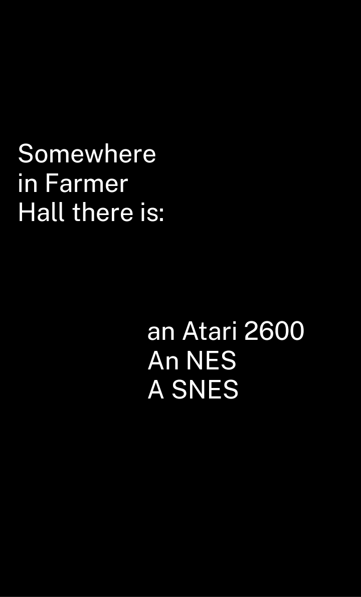 Video Games in Farmer Hall - zach whalen | Downpour